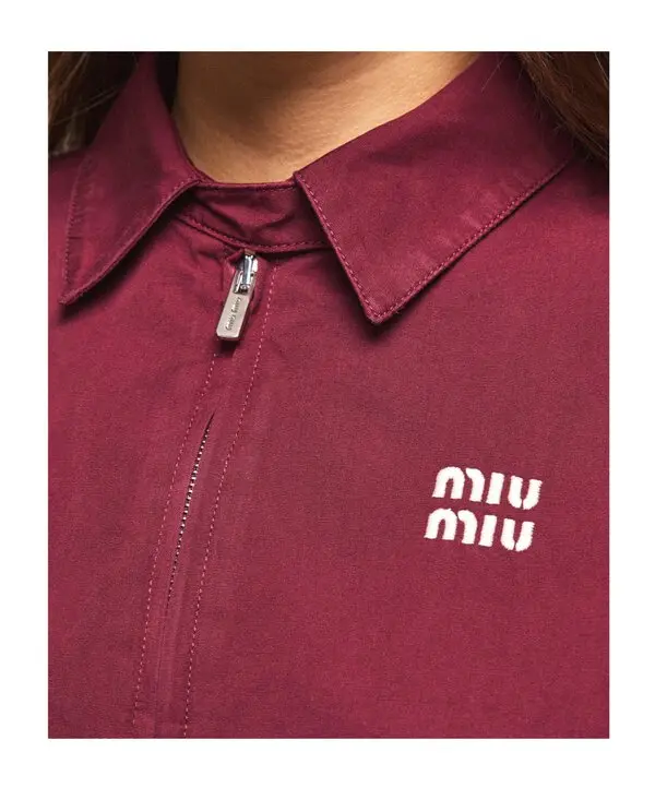 Miu Miu Collared Sleeveless Vest