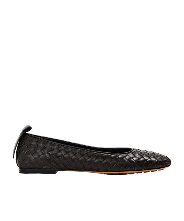 Bottega Veneta Woven Ballet Flats