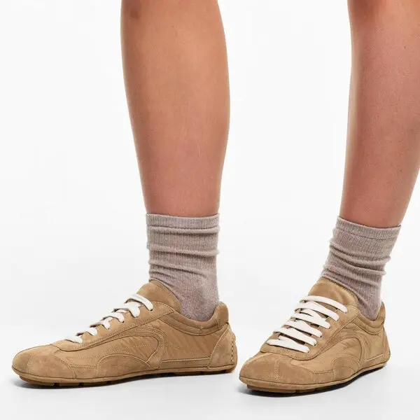 Prada Monte Carlo Low-top Trainers - Nude