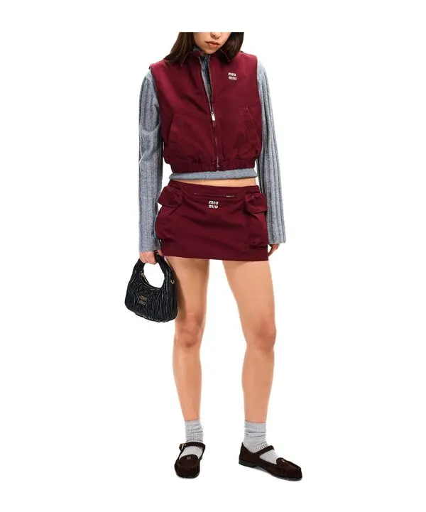 Miu Miu Cargo Mini Skirt