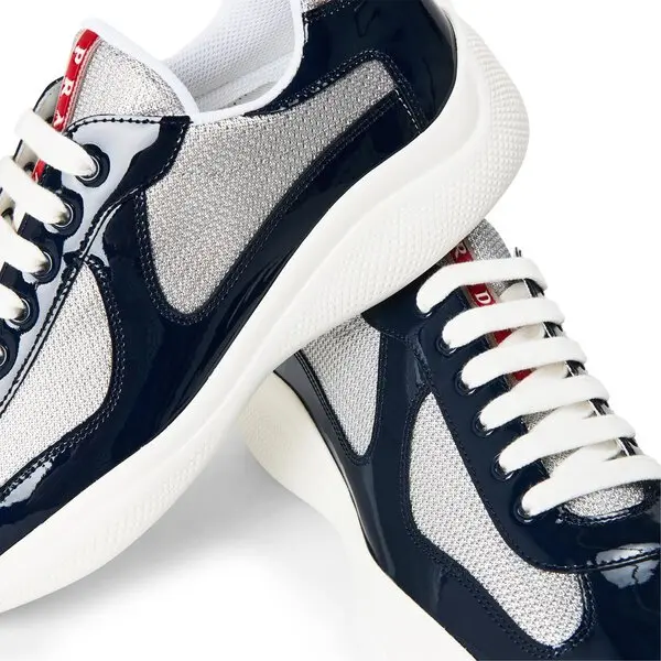 Prada Americas Cup Leather Trainers - White