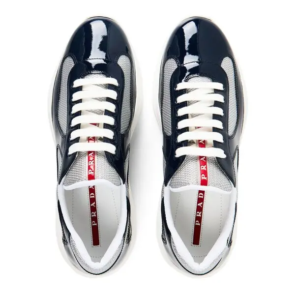 Prada Americas Cup Leather Trainers - White