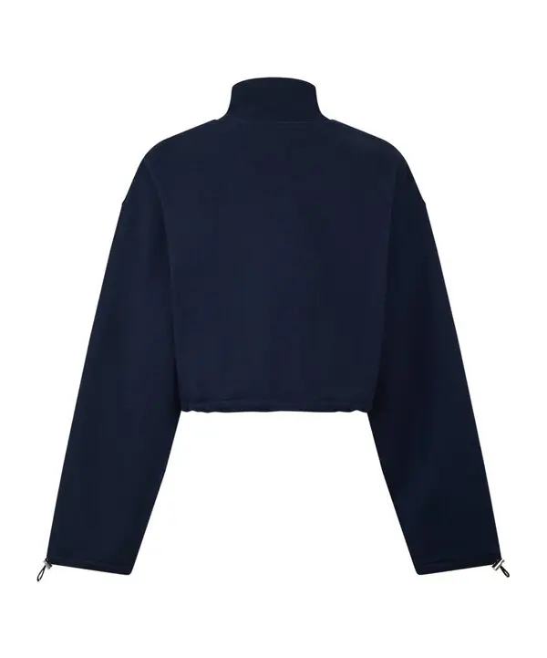 Miu Miu Cropped Zip-up Fleece Jacket