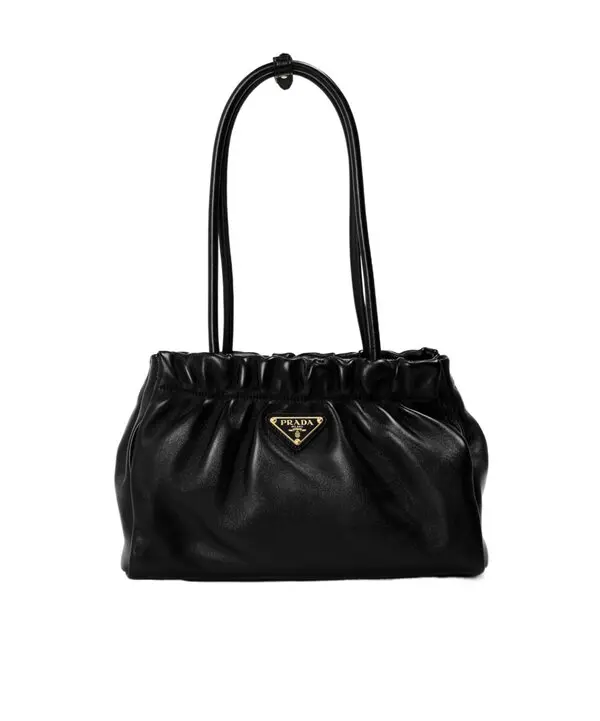 Prada Scrunch Bag Ld62 - Black