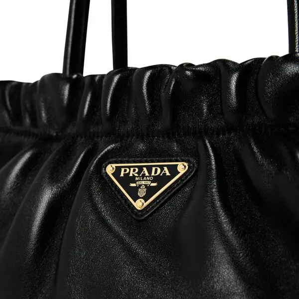 Prada Scrunch Bag Ld62 - Black