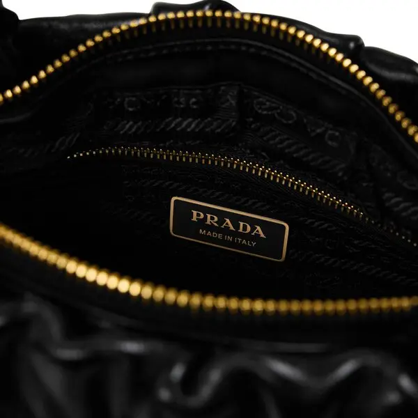 Prada Scrunch Bag Ld62 - Black