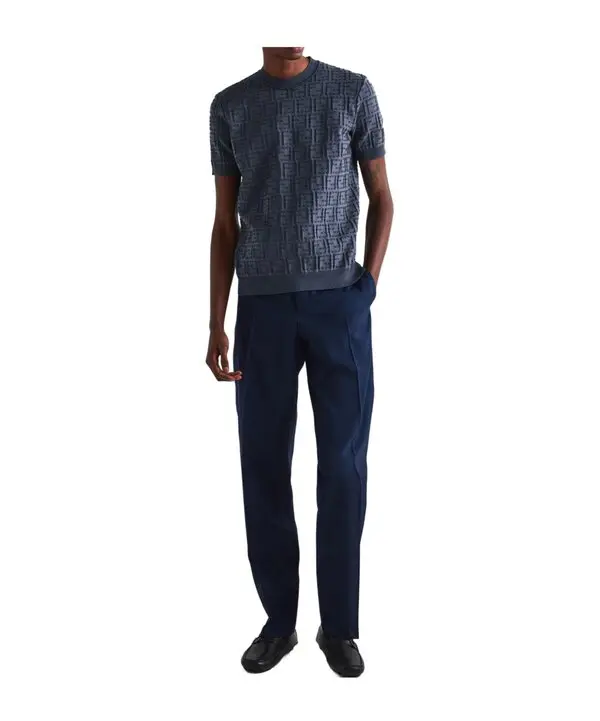 Fendi Short-sleeve Knit Top