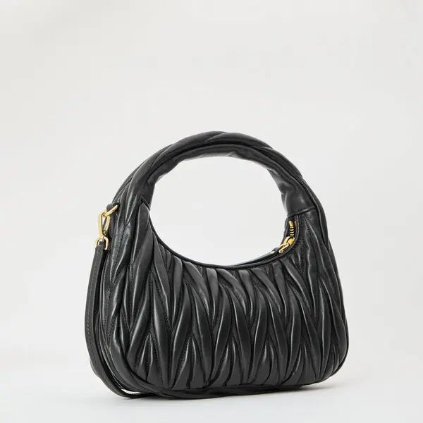 Miu Miu Leather Hobo Bag