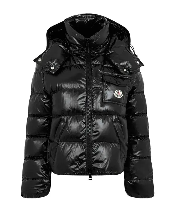 Moncler Shiny Quilted Down Jacket