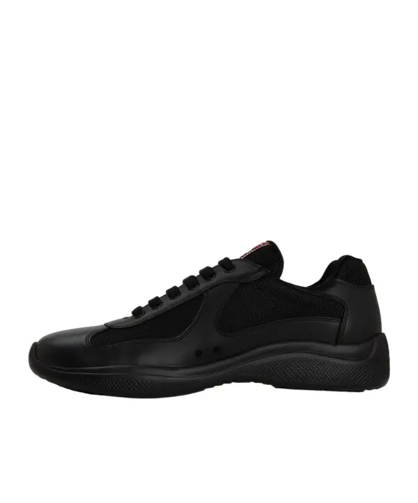 Prada America's Cup Lace-up Sneakers - Nero