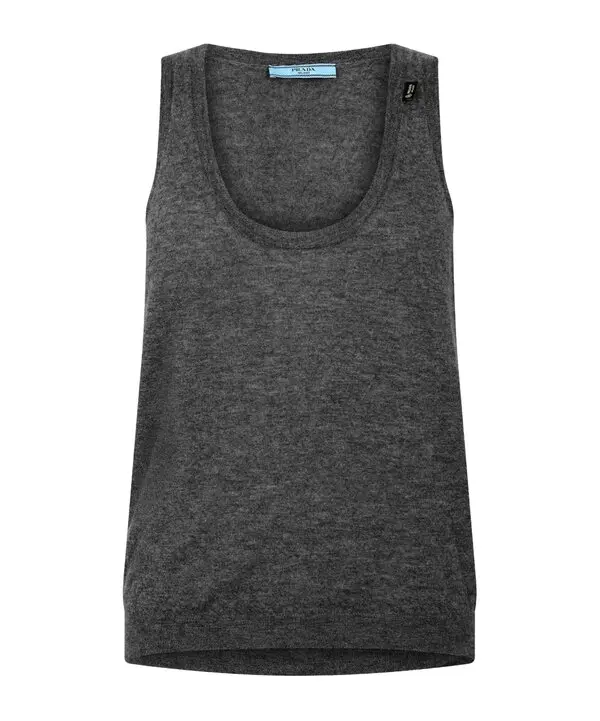 Prada Knitted Tank Vest - Black