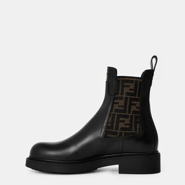 Fendi Leather Ankle Boots