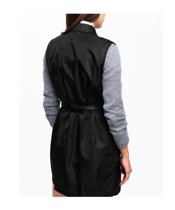 Prada Sleeveless Shirt Mini Dress