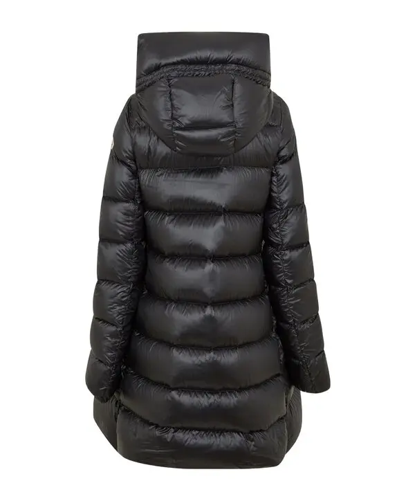 Moncler Medium To Long Hooded Down Jacket