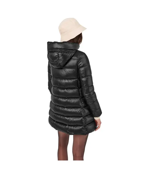 Moncler Medium To Long Hooded Down Jacket
