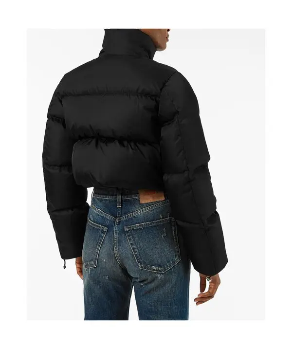 Prada Padded Down Jacket With Stand Collar