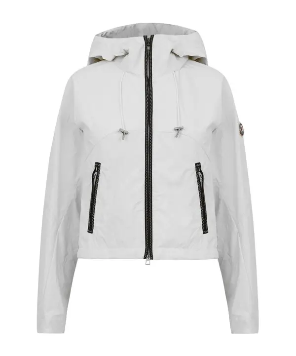 Moncler Cropped Hooded Wind Jacket