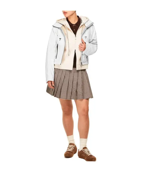 Moncler Cropped Hooded Wind Jacket