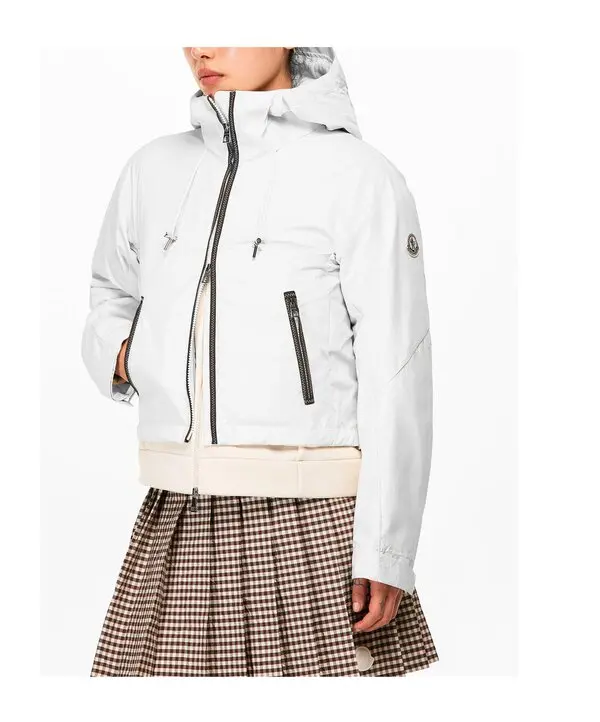 Moncler Cropped Hooded Wind Jacket