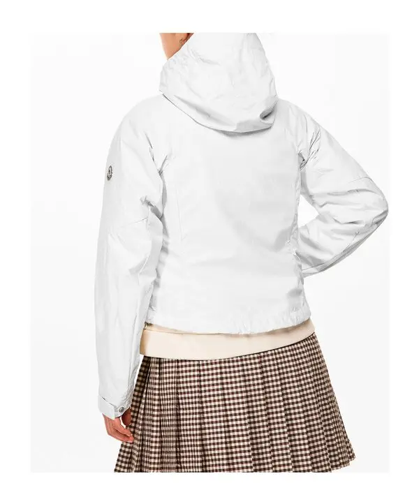 Moncler Cropped Hooded Wind Jacket