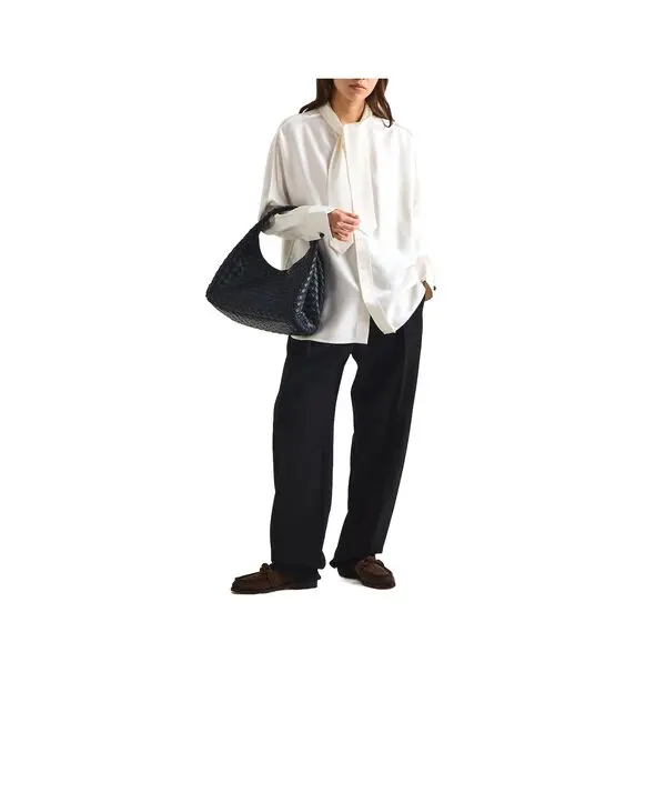 Bottega Veneta Woven Leather Bag With Top Handle