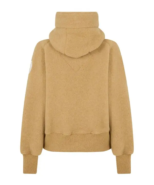 Canada Goose Fleece Sherpa Zip-up Hooded Jacket