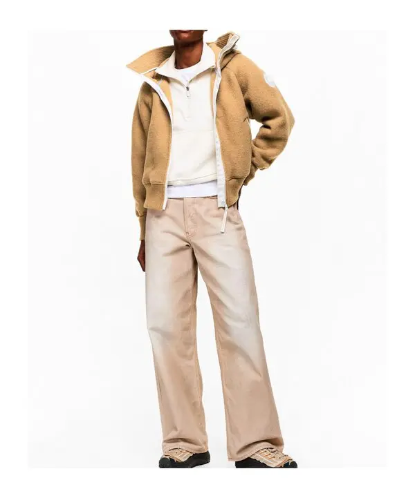 Canada Goose Fleece Sherpa Zip-up Hooded Jacket