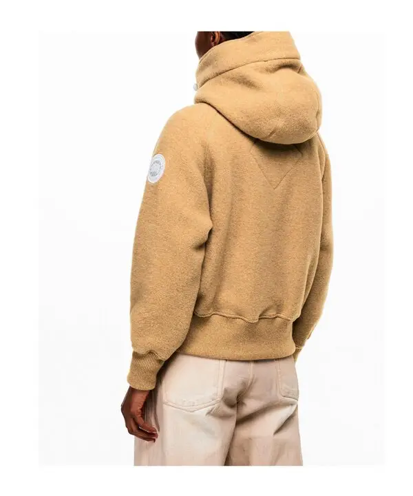 Canada Goose Fleece Sherpa Zip-up Hooded Jacket