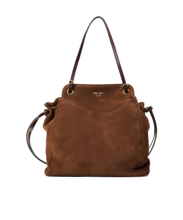 Prada Suede Shoulder Bag
