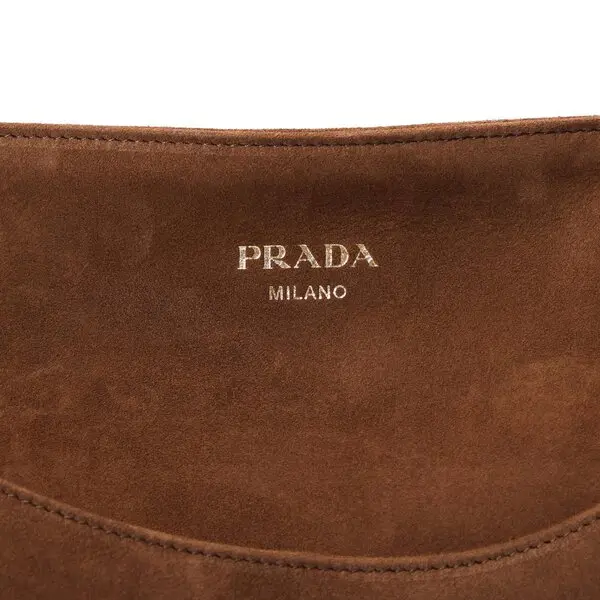 Prada Suede Shoulder Bag