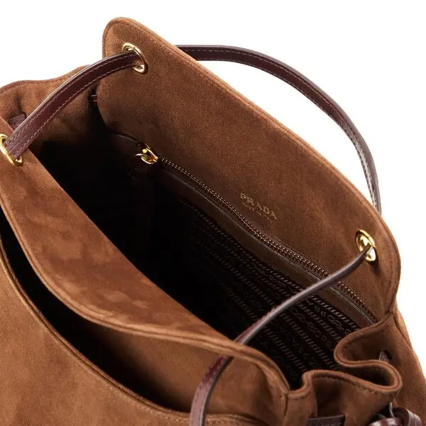 Prada Suede Shoulder Bag