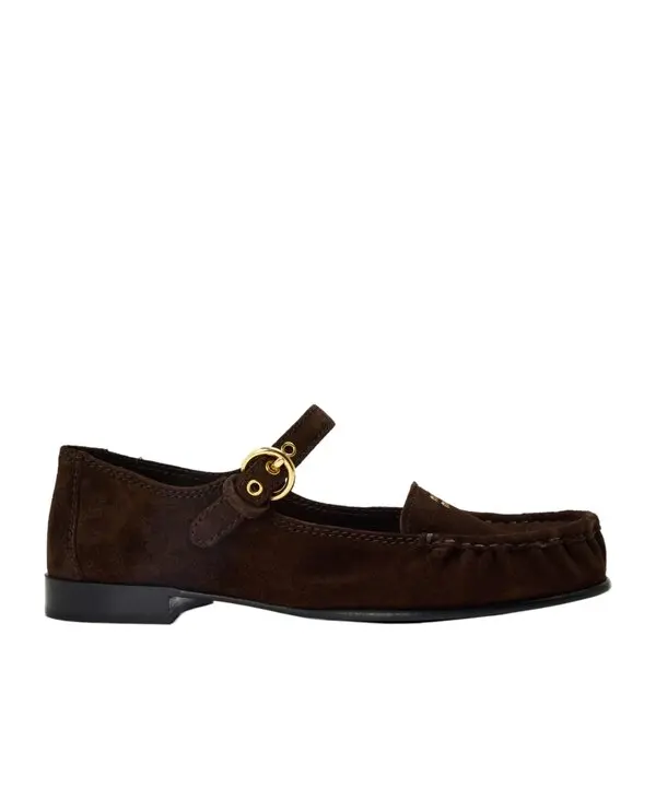 Miu Miu Logo Ballet Shoes