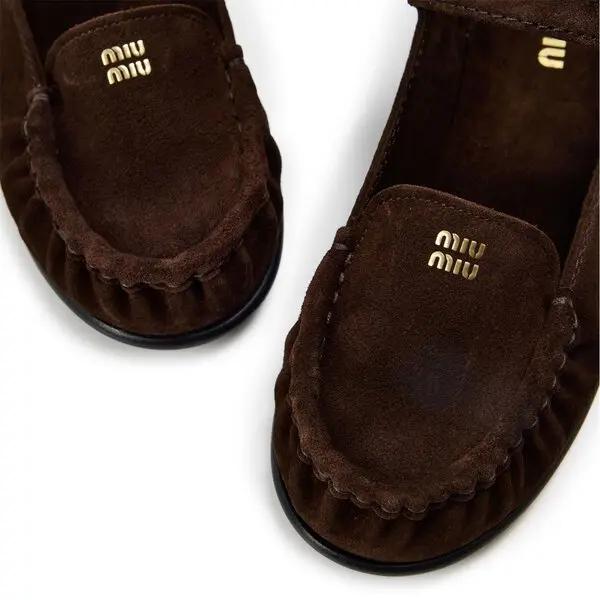 Miu Miu Logo Ballet Shoes