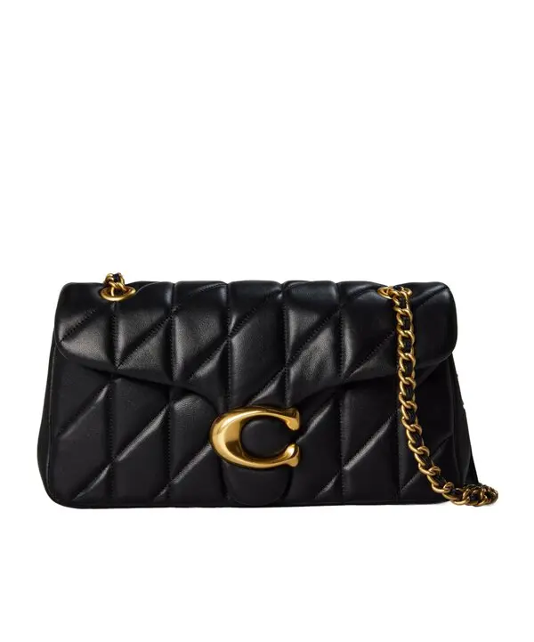 COACH Leather Shoulder Bag - Black