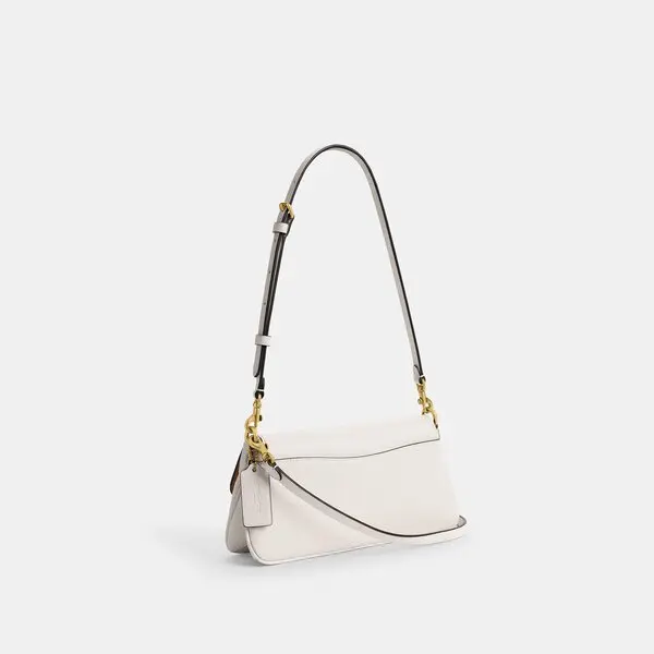 COACH Leather Shoulder Bag With Chain Strap