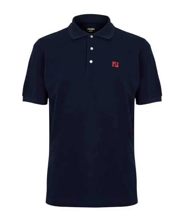 Fendi Short Sleeve Polo Shirt