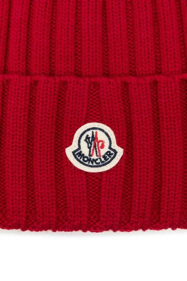 Moncler Ribbed Knit Beanie