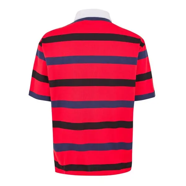 Prada Short Sleeve Polo Shirt - Red