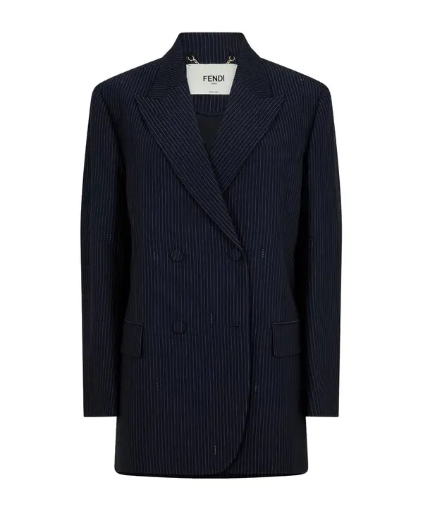 Fendi Pinstripe Double-breasted Blazer
