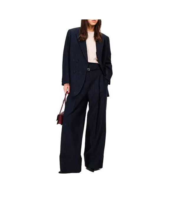 Fendi Pinstripe Double-breasted Blazer