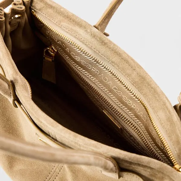 Prada Medium Suede Handbag