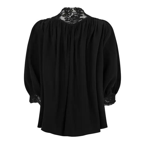 Chloé Lace Blouse - Black
