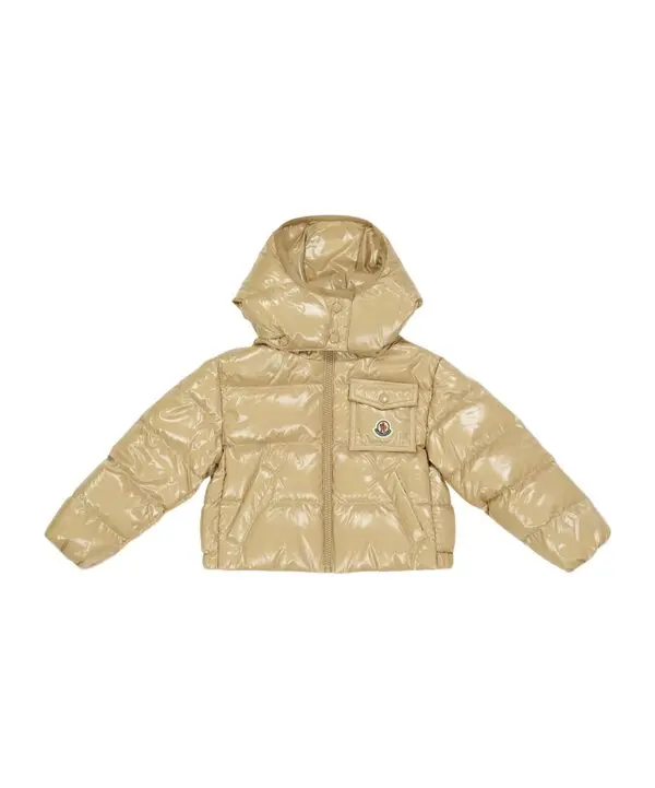 Moncler Logo Patch Down Jacket