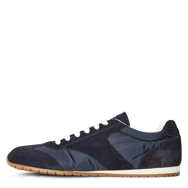 Prada Lace-up Suede And Nylon Sneakers