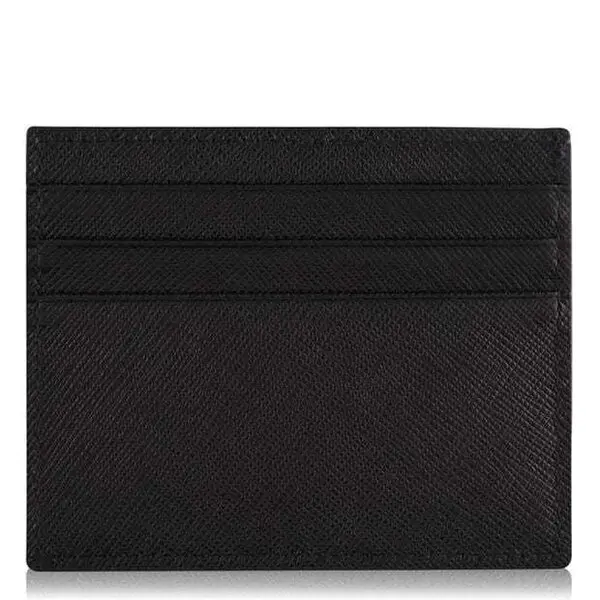Prada Logo Saffiano Card Holder