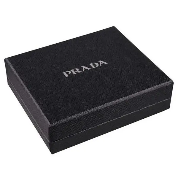 Prada Logo Saffiano Card Holder