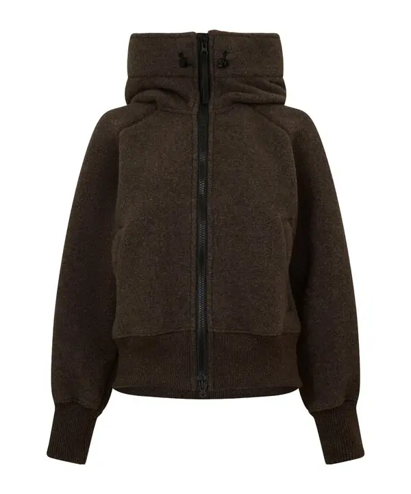 Canada Goose Zip-up Fleece Hooded Jacket