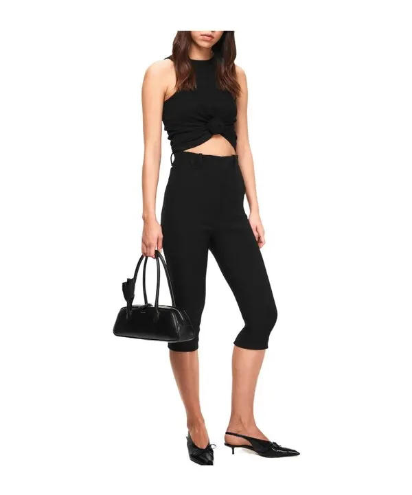 Magda Butrym Knot Detail Tank Vest - Black