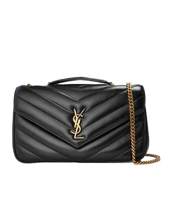 Saint Laurent Quilted Leather Shoulder Bag