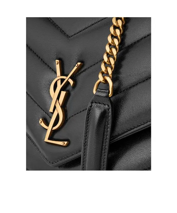 Saint Laurent Quilted Leather Shoulder Bag